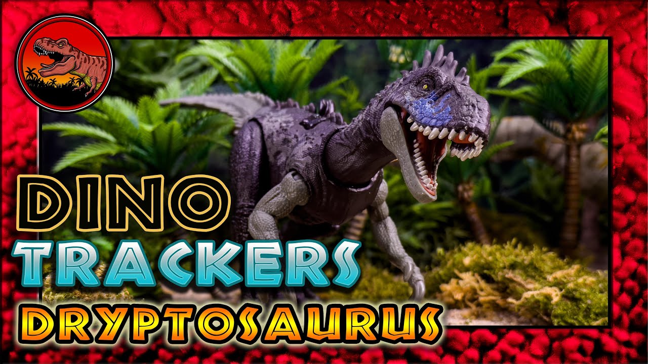 REVIEW: Dryptosaurus Dino Trackers Jurassic World DEUTSCH GERMAN - YouTube