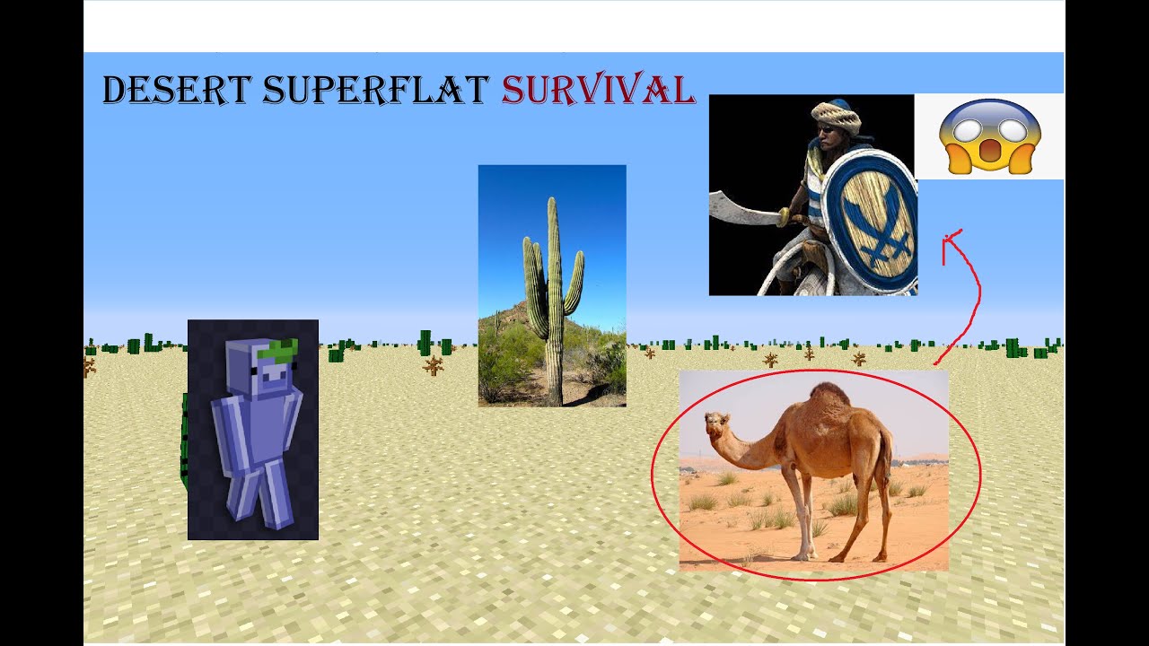 Minecraft Desert Superflat Survival - Part 1: Getting Started - YouTube
