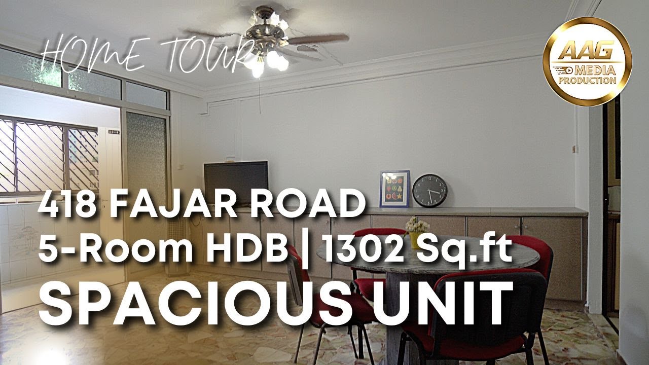 Singapore HDB Property Home Tour | 418 FAJAR ROAD | 5-Room HDB Corner ...