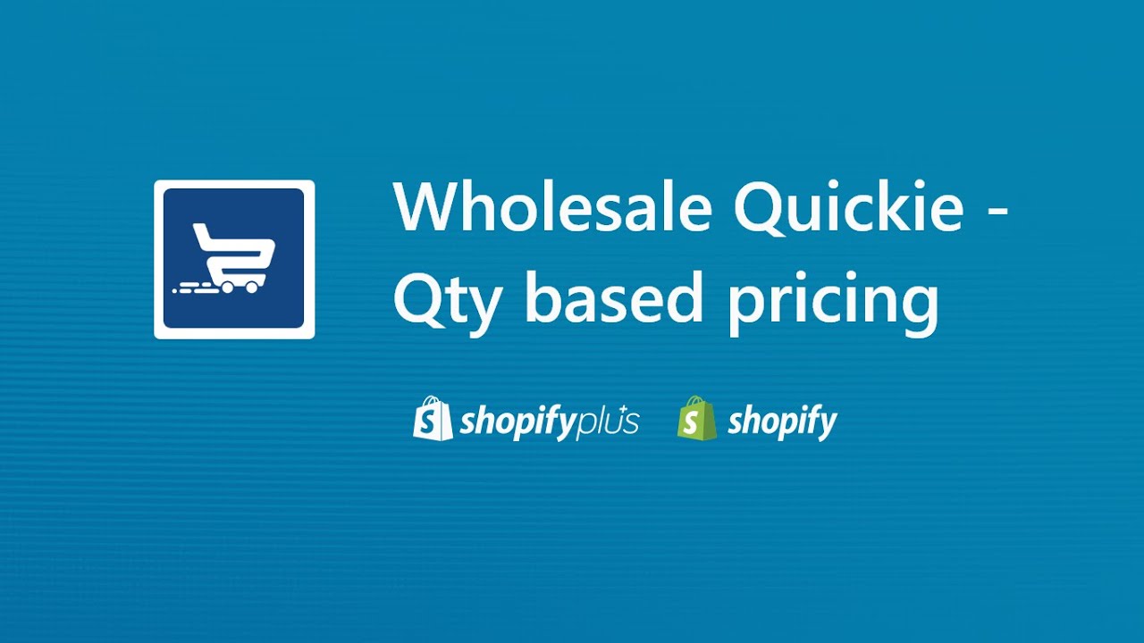 App Video_ Wholesale Quickie-Qty based pricing - YouTube