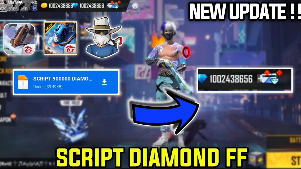 SCRIPT DIAMOND FF 2021 TERBARU - YouTube