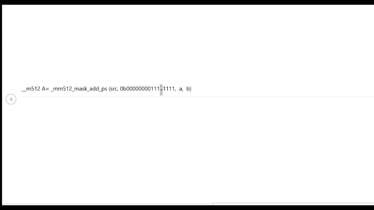 _mm512_mask_add_ps instruction (SIMD) - YouTube