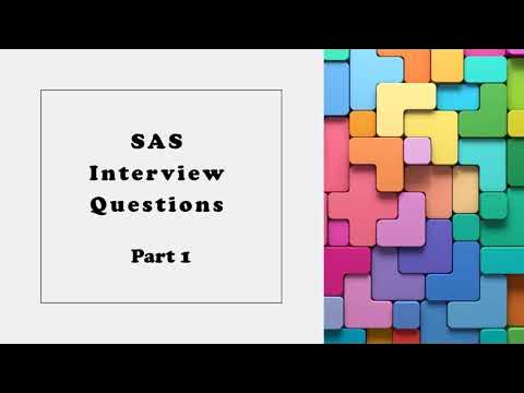 SAS interview questions part 1 - YouTube