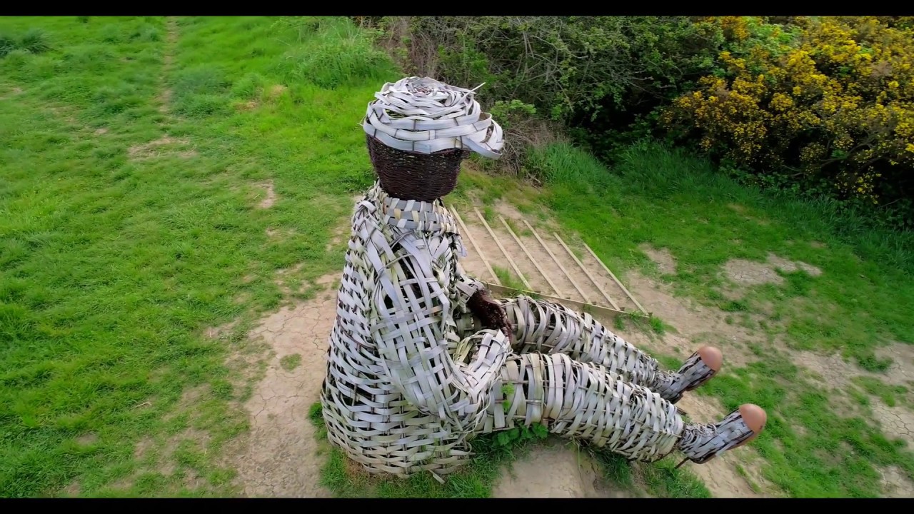 The Wicker man by drone. Co Durham, UK. - YouTube