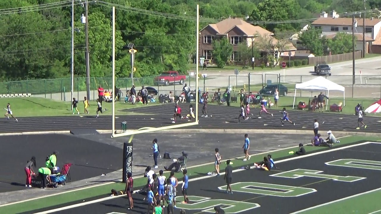 12u Boys 4x100 relay NTC track meet - YouTube