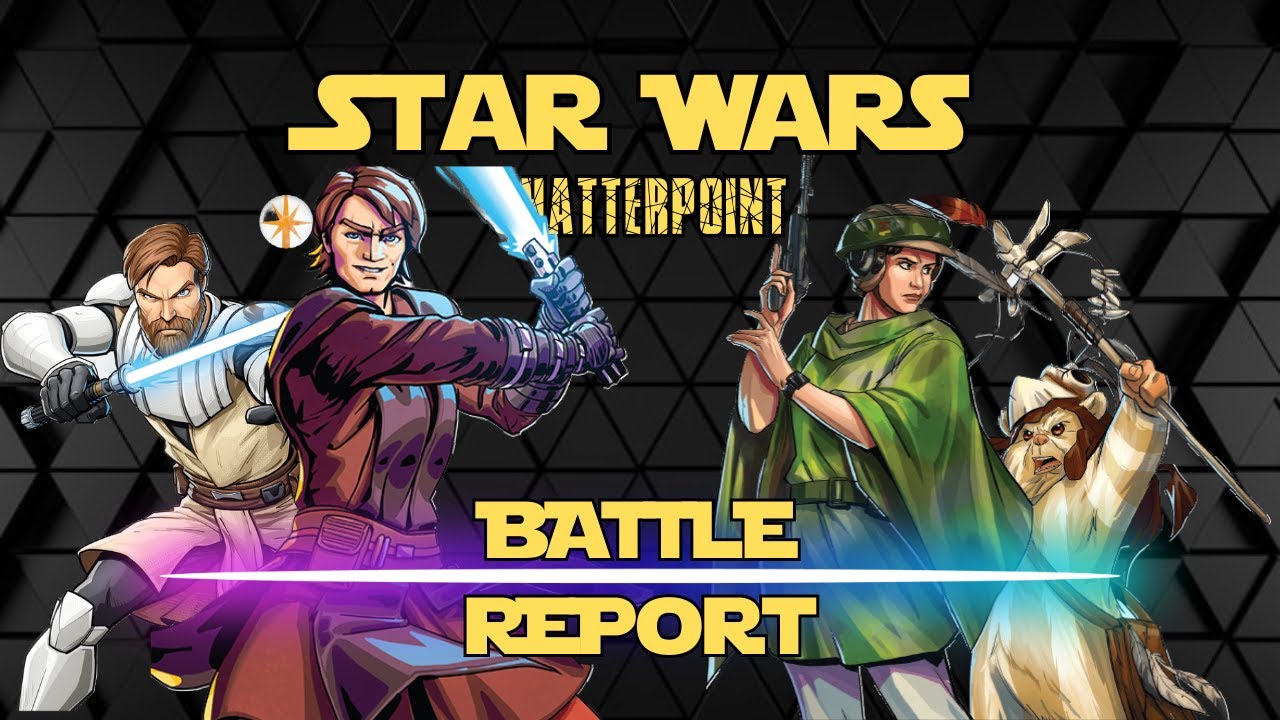 Star Wars Shatterpoint Battle Report Republic vs Ewoks S03E05 - YouTube