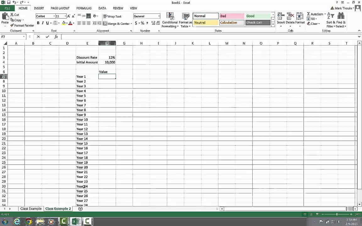 Intro to MIS Excel Tutorial - Part 4 - YouTube