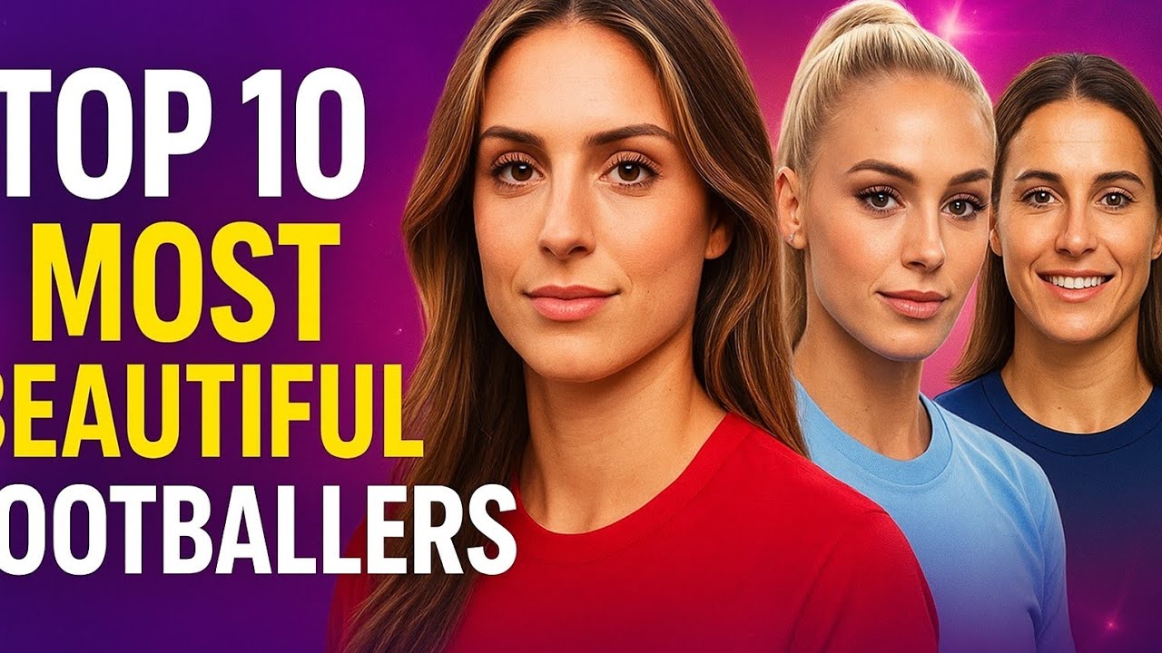 Top 10 Most Beautiful Women Footballers in the World 🌍⚽ - YouTube