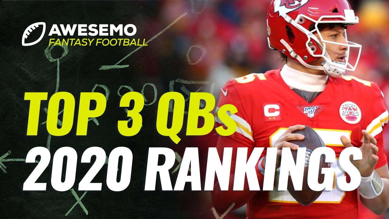 Awesemo's Fantasy Football Rankings: Top-Three Quarterbacks - YouTube