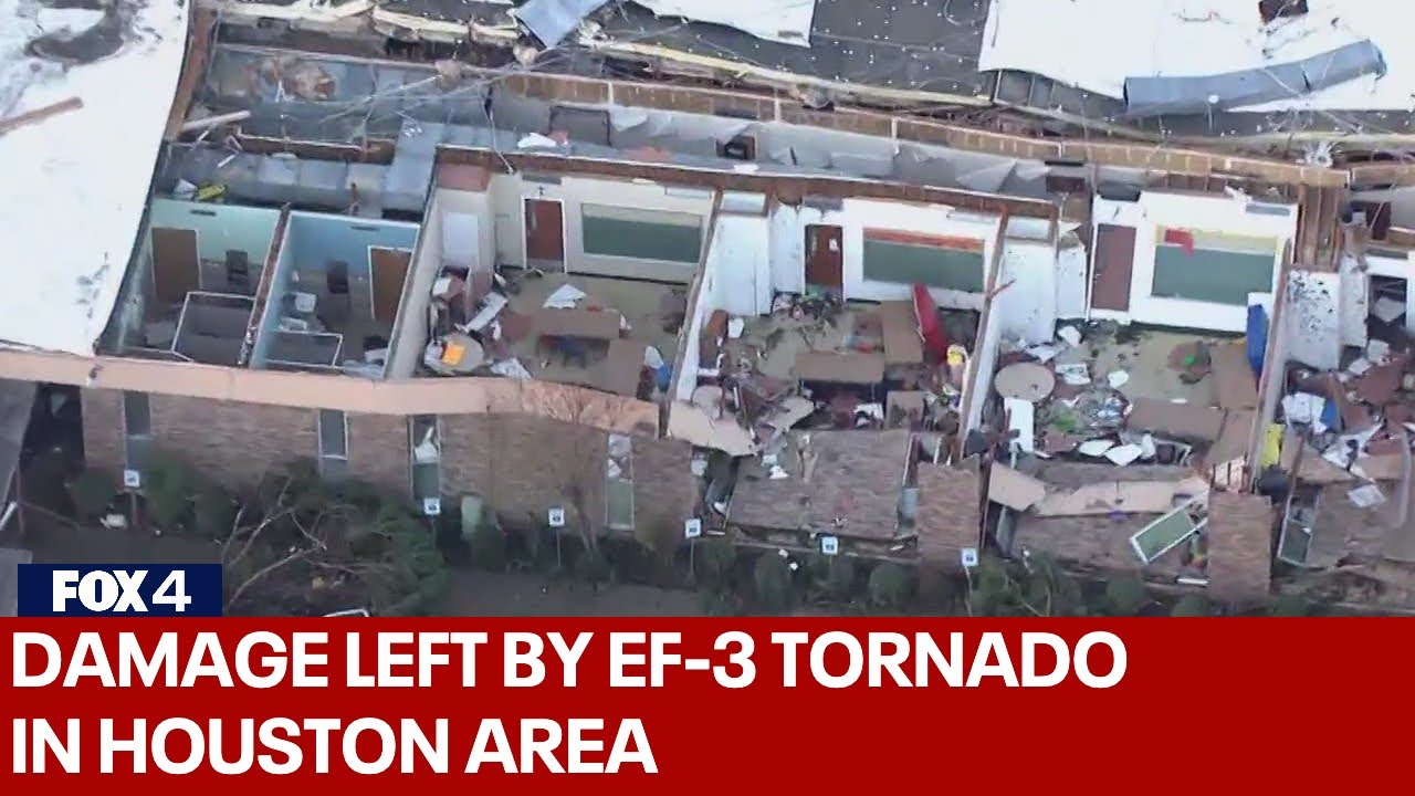 Severe weather threat moves east after tornadoes hit Texas - YouTube