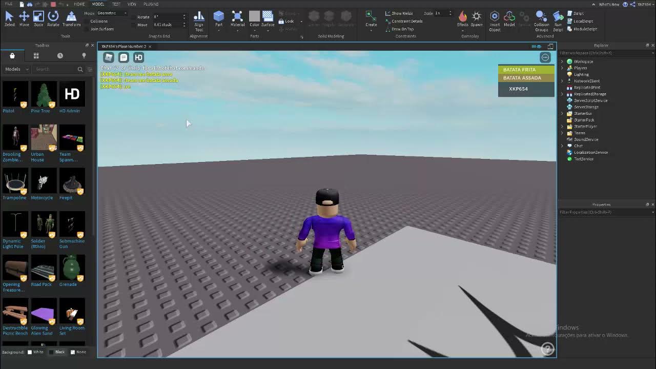 Como fazer team no roblox studio e configurar spawn !!!! - YouTube
