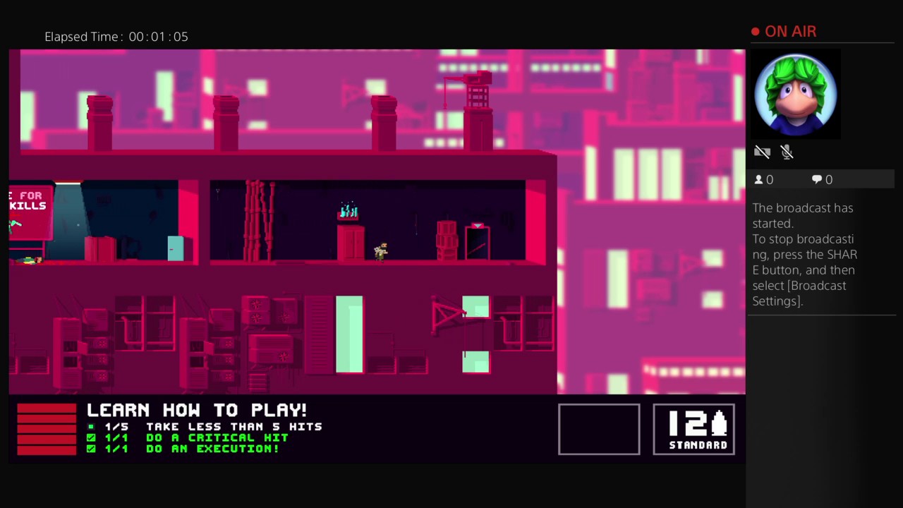 NOT A HERO PS4 GAMEPLAY -lvl1 - YouTube