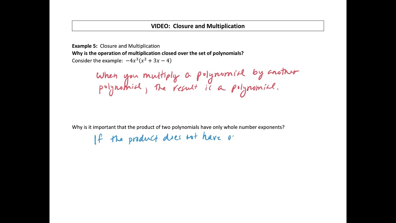 Closure Of Multiplication