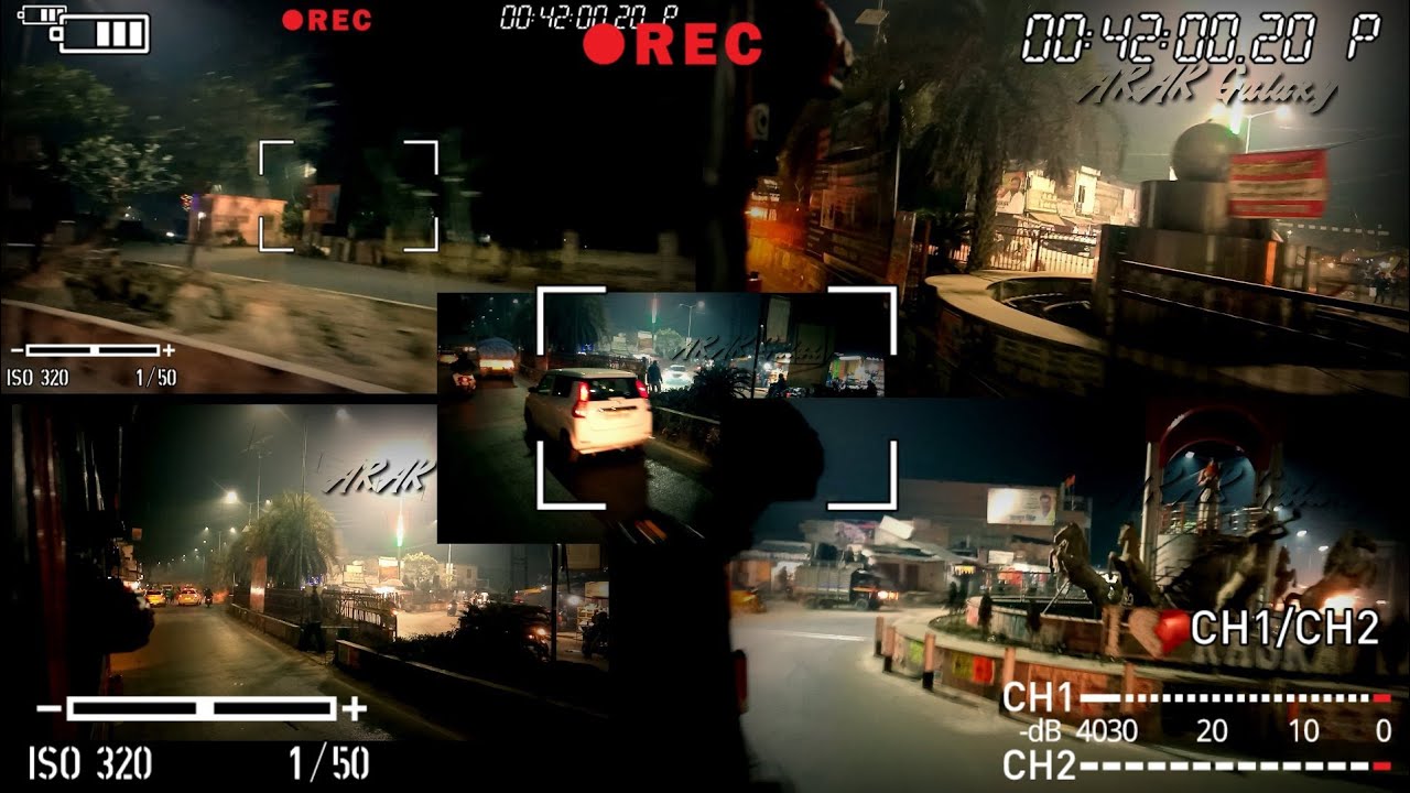 night view's of Rasra/ rasra chooti Kashi/ nath nagri night view's ...