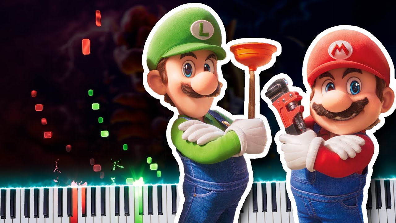 The Super Mario Bros Movie - Credits Medley / Level Complete: Piano ...