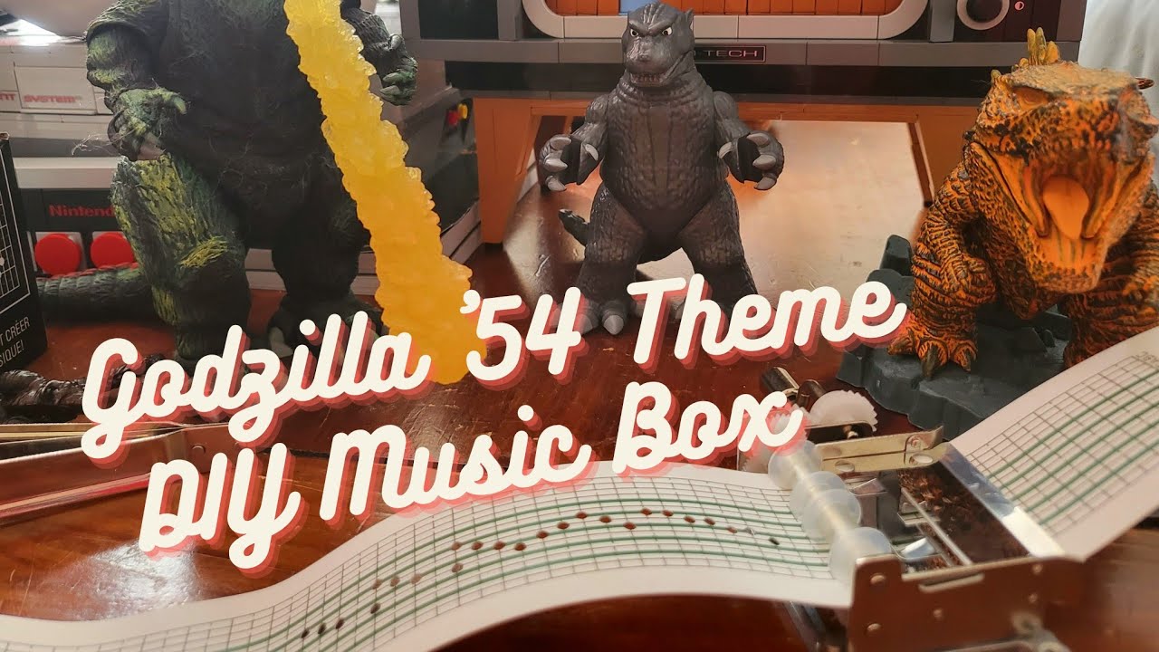 Godzilla Theme on a DIY Music Box - YouTube