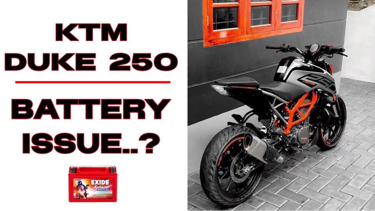 KTM Duke 250 Battery | How to install KTM Duke 250 Battery | Duke 250 ...