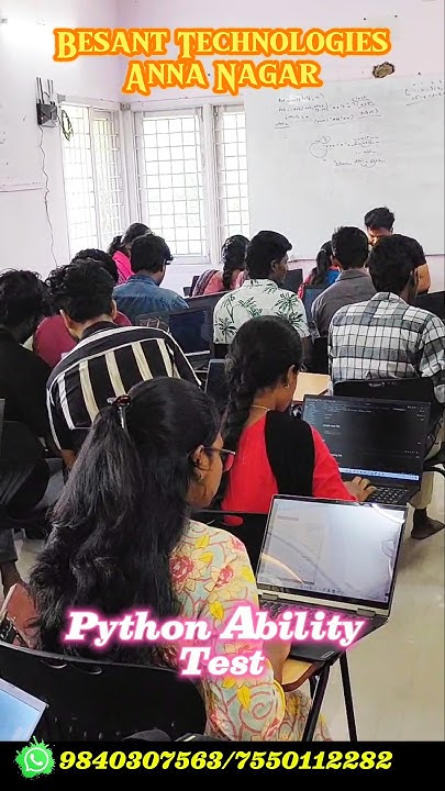 Python Ability Test👨‍💻💯 100% Placement Guarantee💯 Besant Technologies ...
