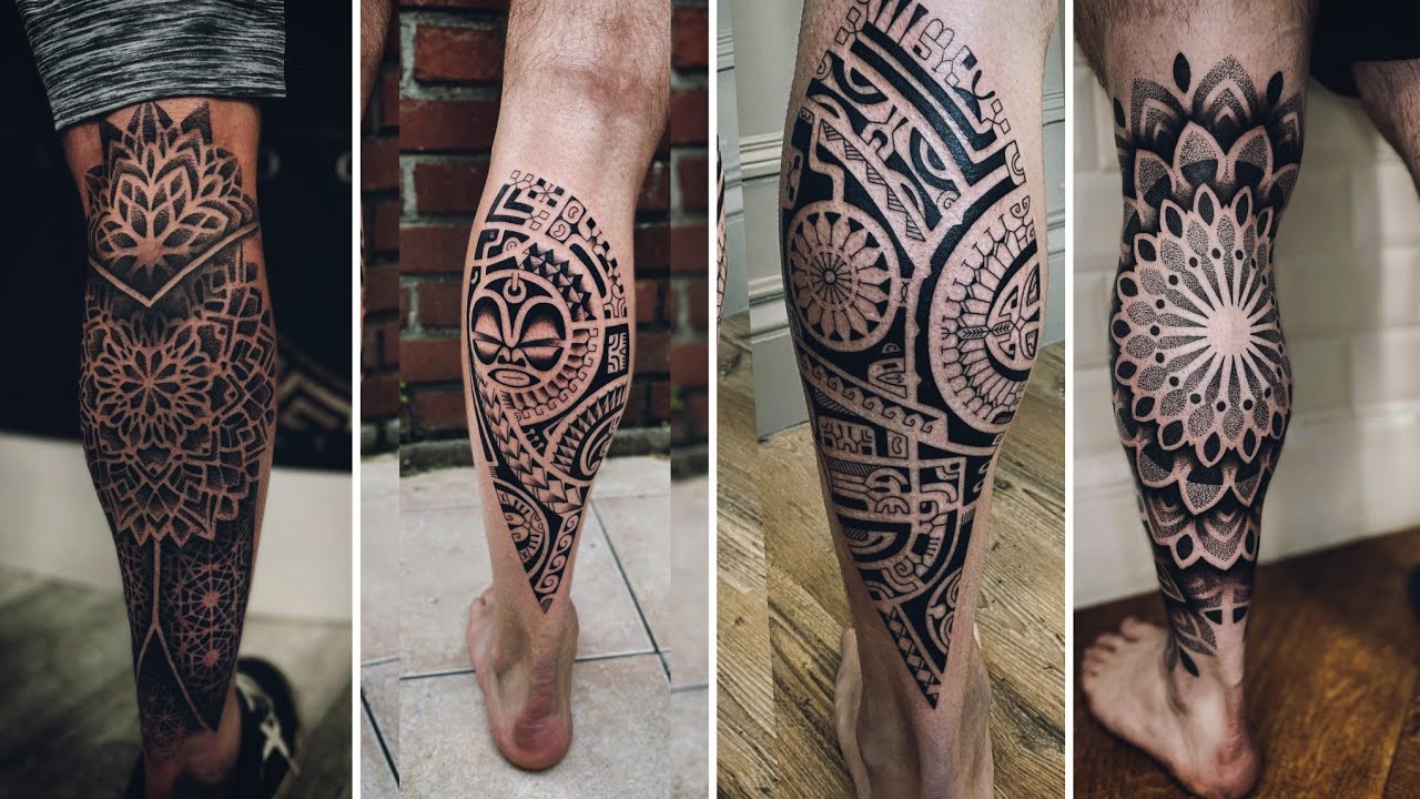 Latest calf Tattoos For Men | Best Men's calf Tattoos | Cool calf ...