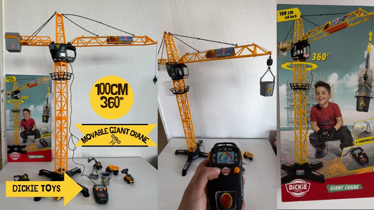 "Ultimate Remote Control Tower Crane in Action | Incredible Lifting ...