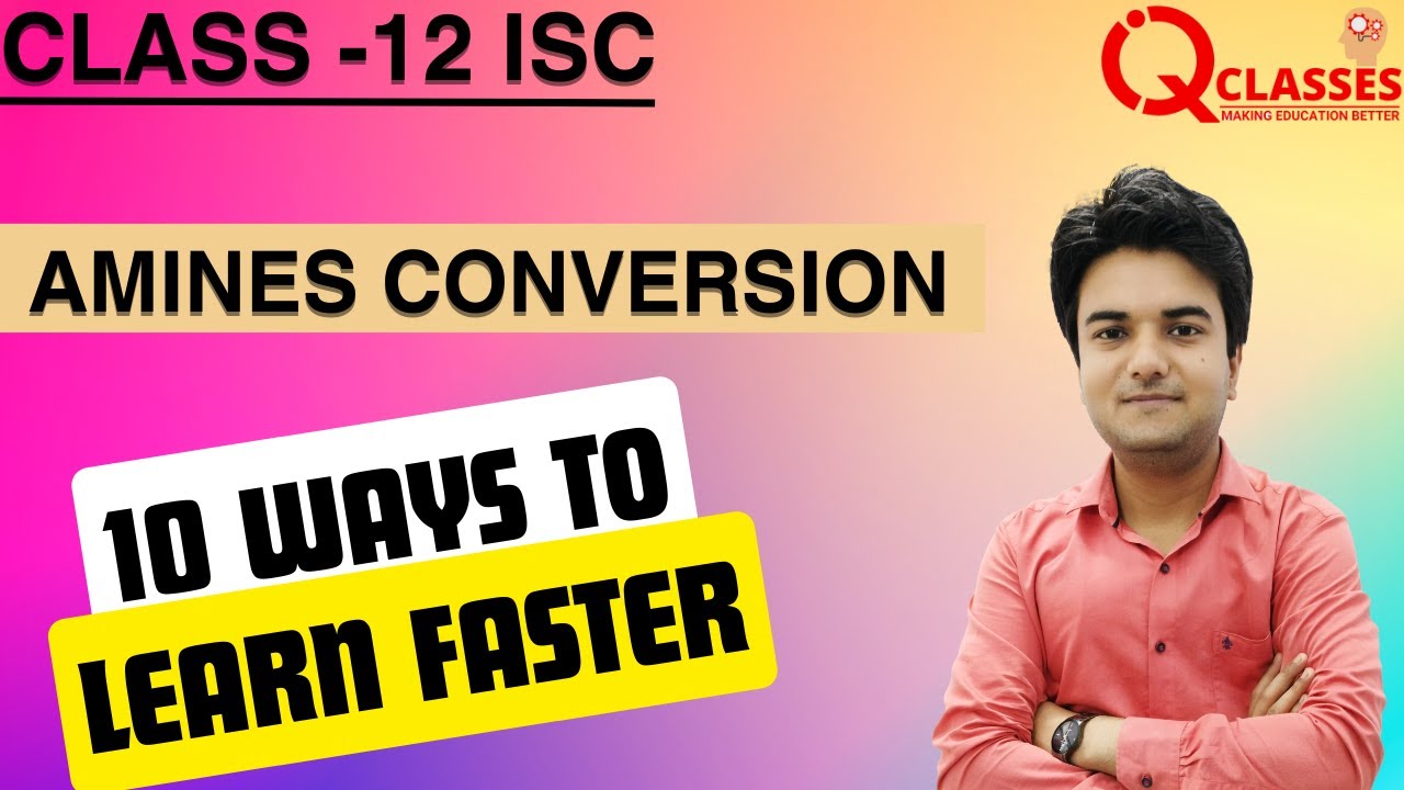 Class - 12th Chemistry | Amines Conversions | easy to learn | By ...