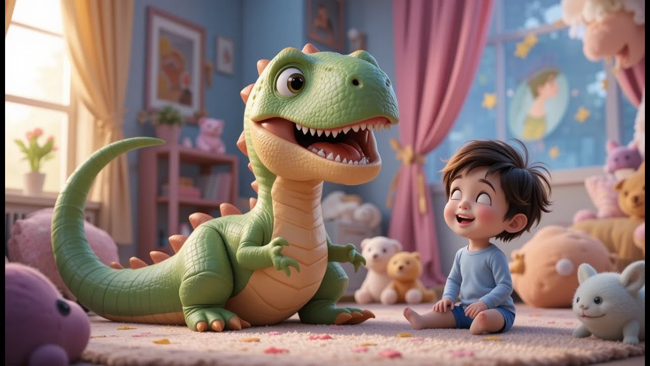 Snore Snore Dinosaur! Rhyme Song | Popular Nursery Rhyme | Educational ...