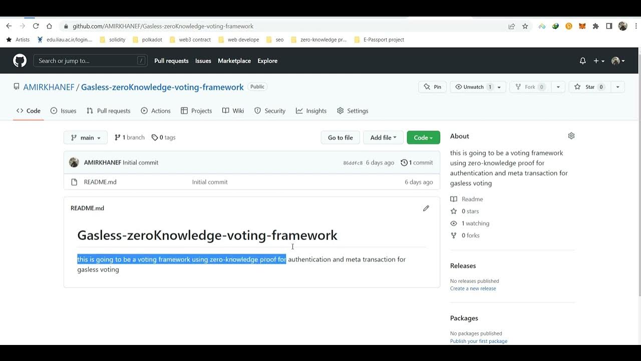zero-knowledge, gasless voting framework - YouTube