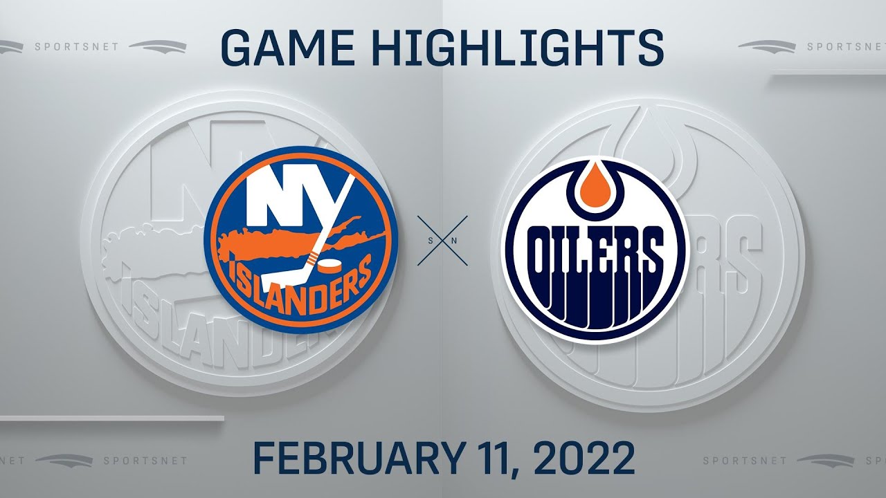 NHL Highlights | Islanders vs. Oilers - Feb. 11, 2022 - YouTube