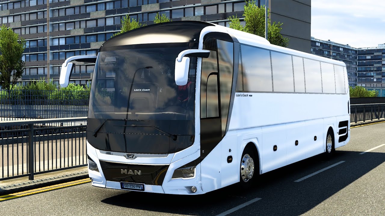 MAN Lion's Coach Ets2 Bus Mod 1.45 Gameplay - Euro Truck Simulator 2 ...
