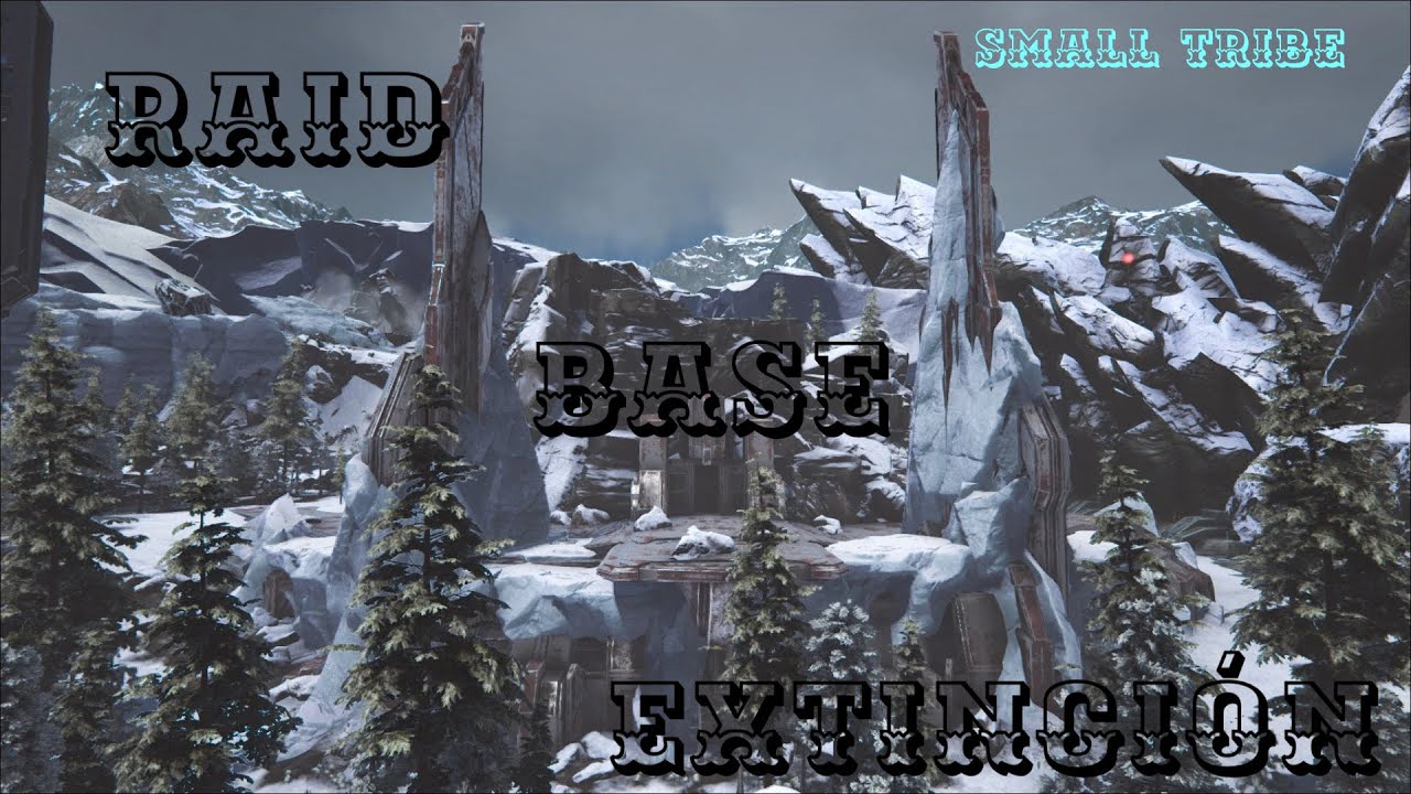 Raideo ARK small tribe ps5 BASE MESH EXTINCION !!! - YouTube