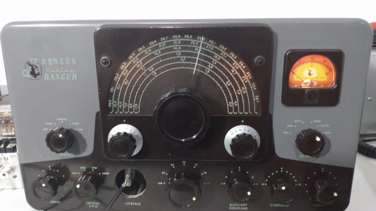 My First Johnson Ranger Transmitter " Carol" - YouTube