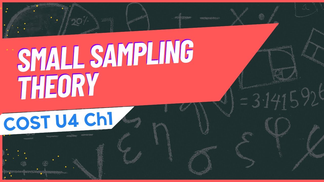 Lecture 4 | Small Sampling Theory - YouTube