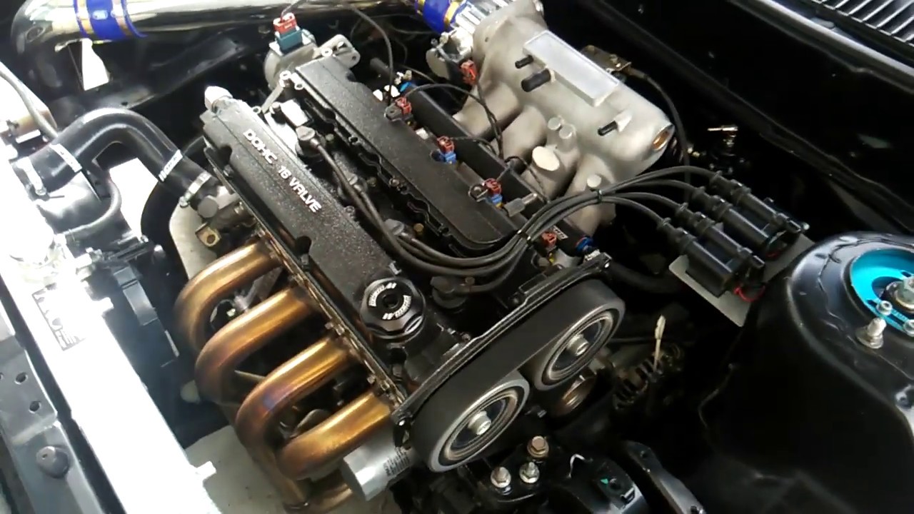 Proton Satria Gti 4G93 Tomei - YouTube