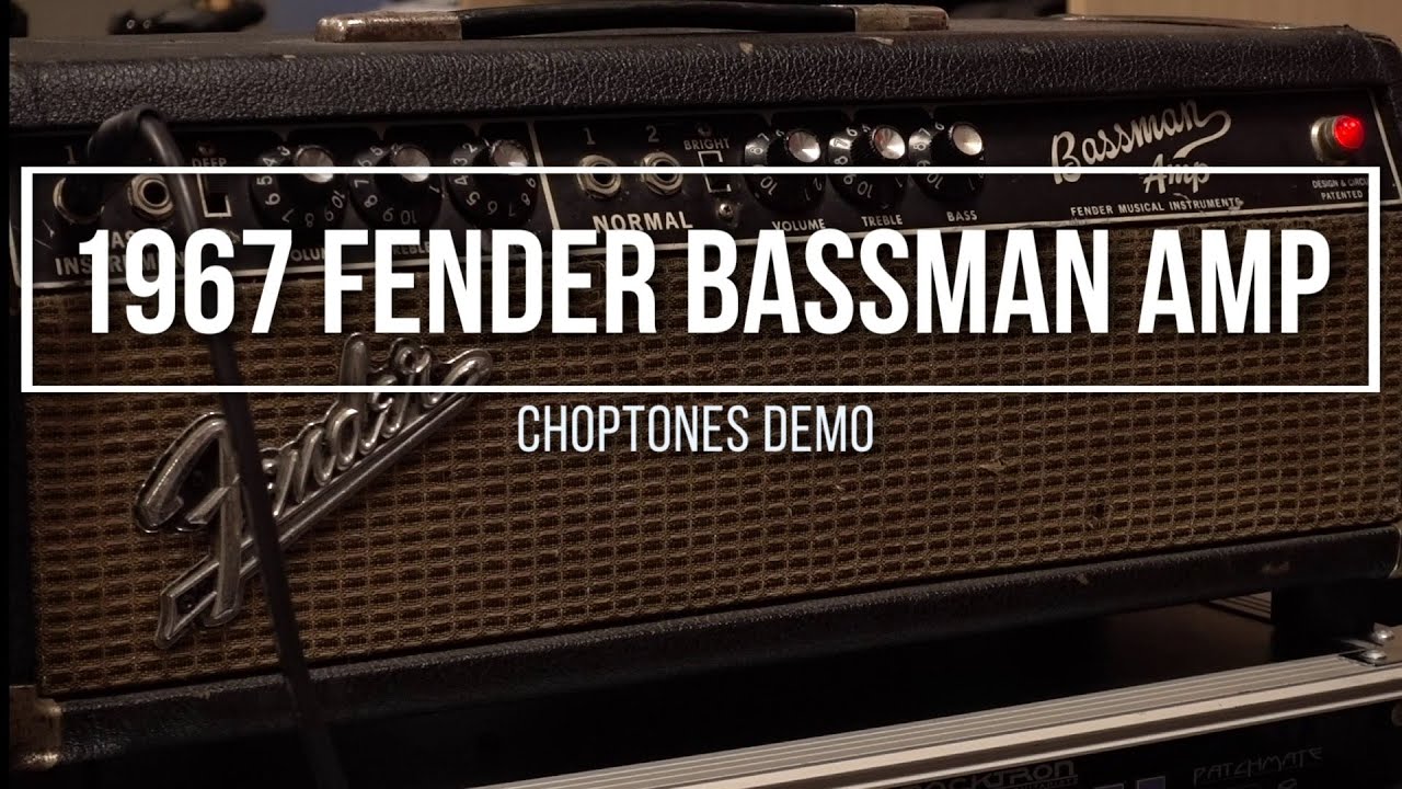 1967 Fender Bassman AB165 | Playthrough Demo - YouTube