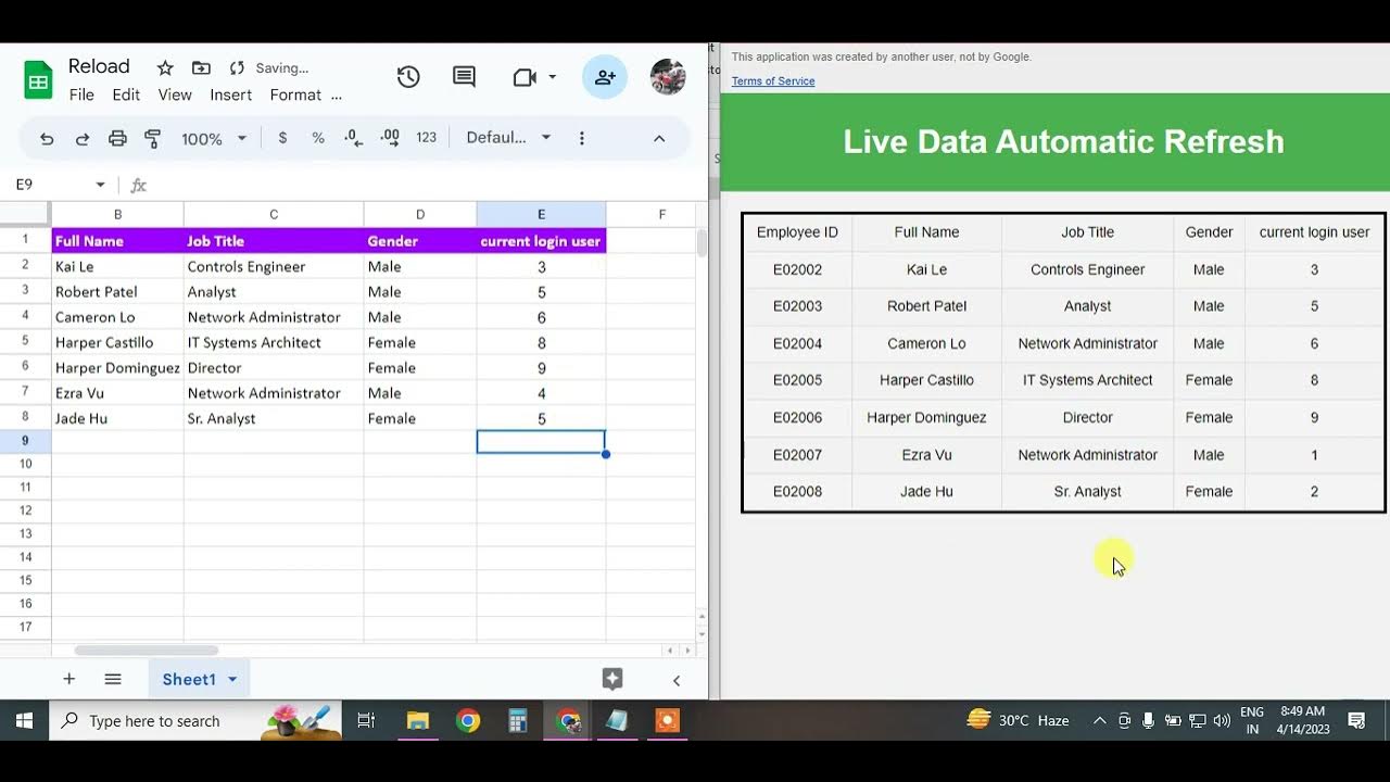 How to Set Up Auto-Reload for Your Google Sheets Data | Google Sheets ...