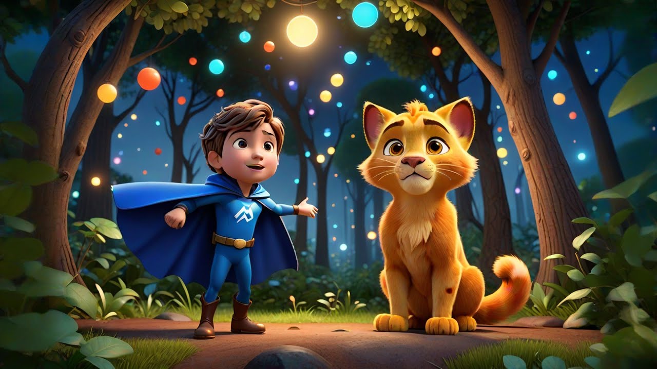 Diego y Simba en El Bosque de las Luces Eternas 🌲 Cuento Infantil de ...