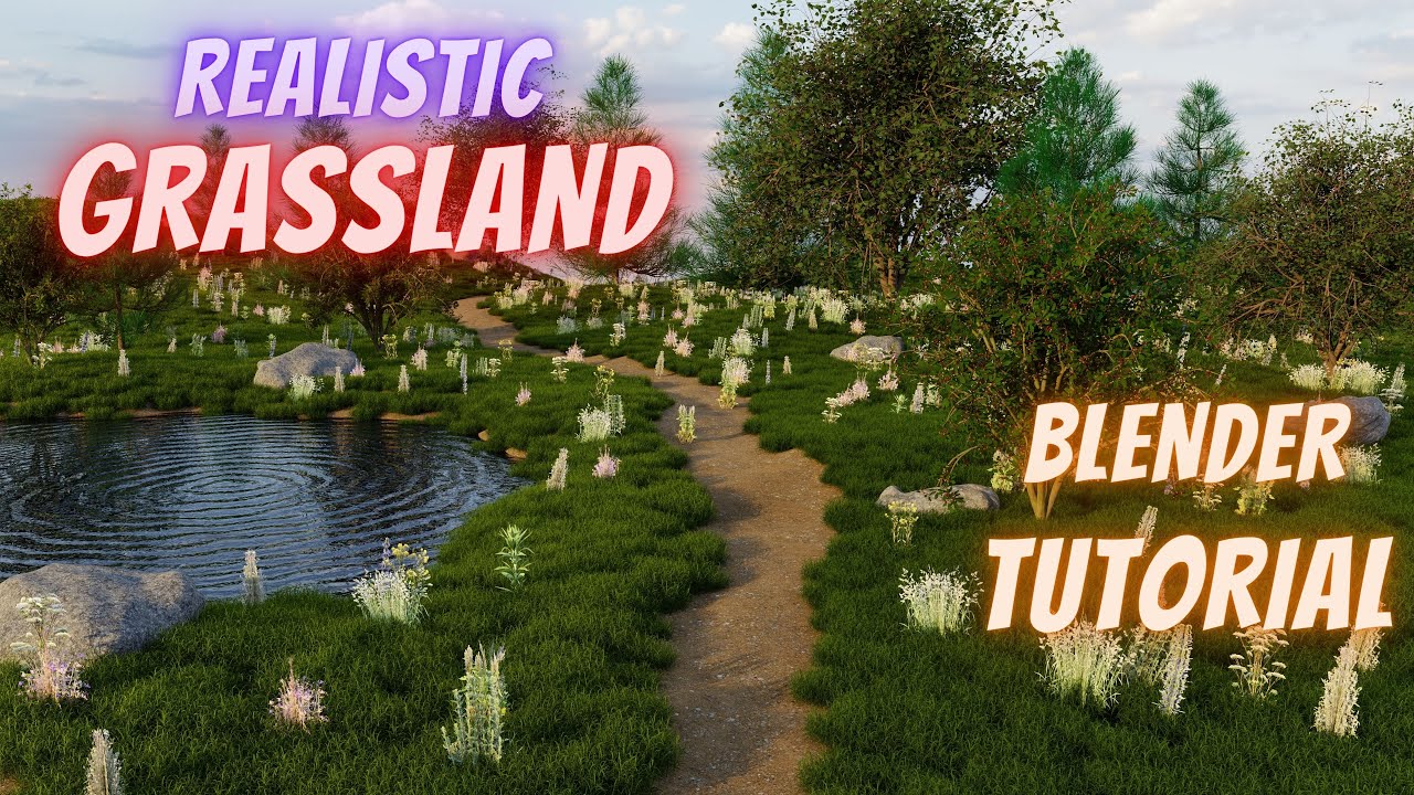 Grassland In Blender | Blender Tutorial - YouTube
