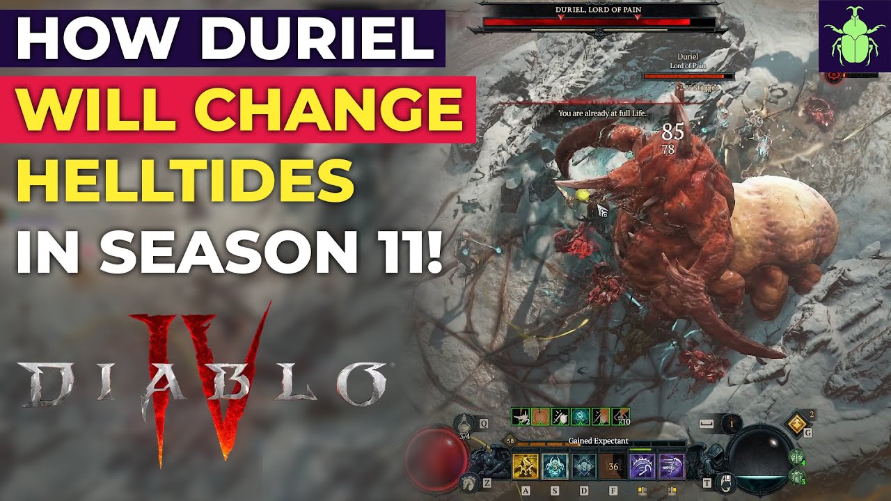 Diablo 4: How Duriel will change Helltides in Season 11! - YouTube
