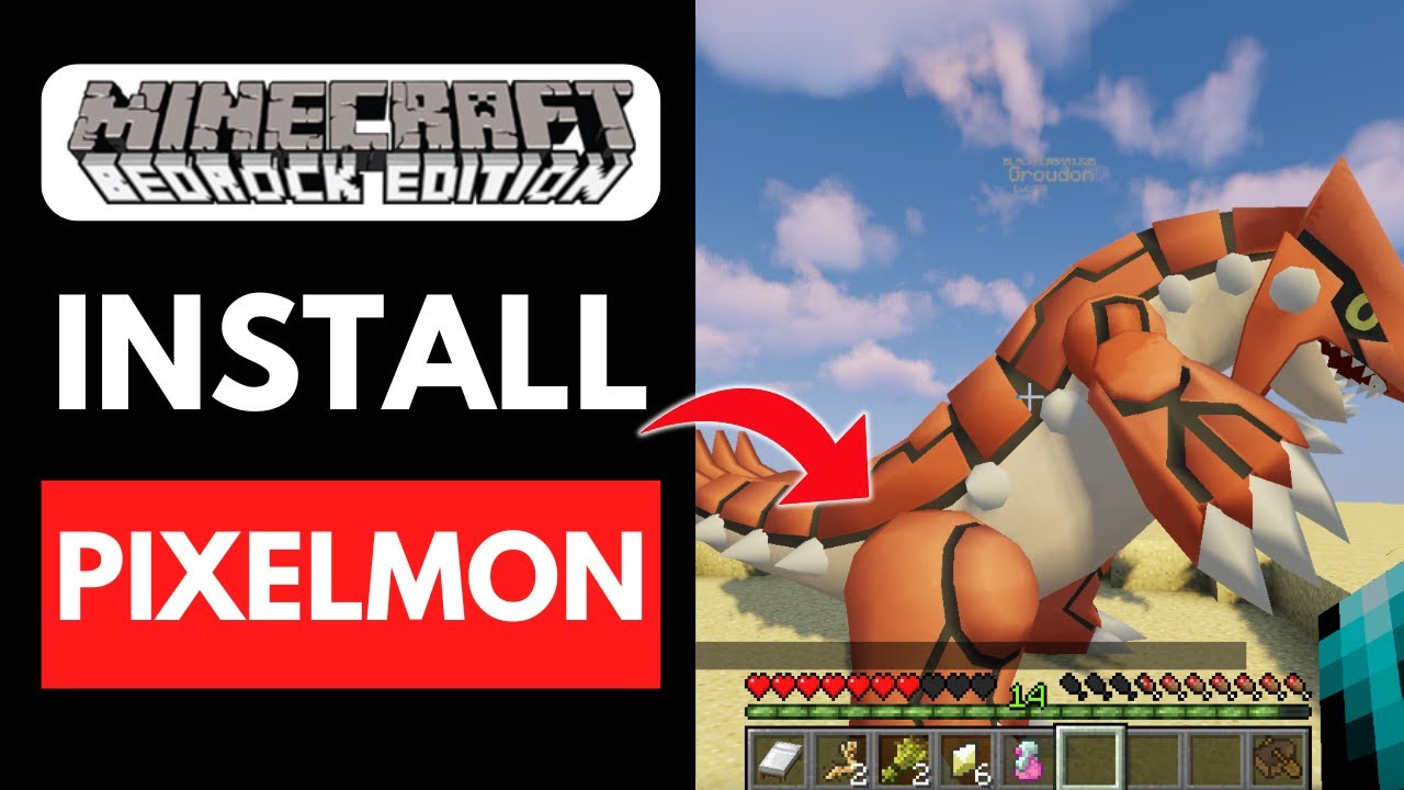 How to Install PIXELMON on Minecraft Bedrock Edition (Full Guide) - YouTube