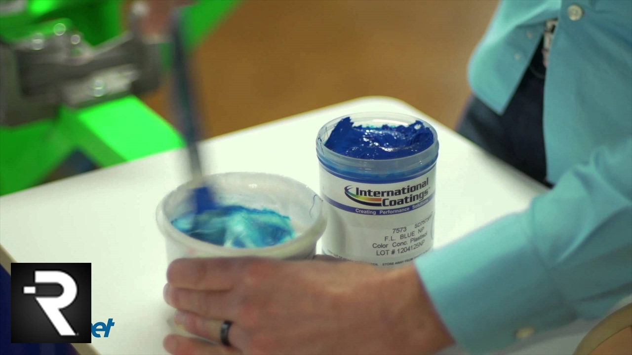 IC 7500 Ultramix Color Concentrate Plastisol Ink Explanation - YouTube