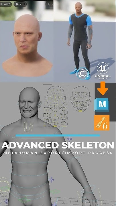 Import/Export Unreal MetaHuman Animations in 30 Seconds with Maya & Advanced Skeleton - YouTube