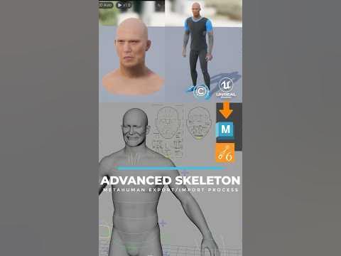 Import/Export Unreal MetaHuman Animations in 30 Seconds with Maya & Advanced Skeleton - YouTube