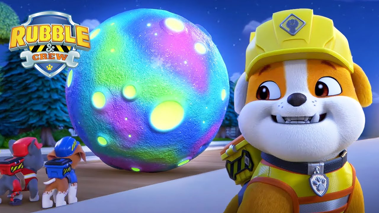 Rubble Repairs A Spinning Space Ship Ride! | Rubble & Crew | 1 HOUR ...