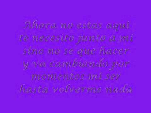 Nada sin ti - Jerry Rivera (Letra) - YouTube