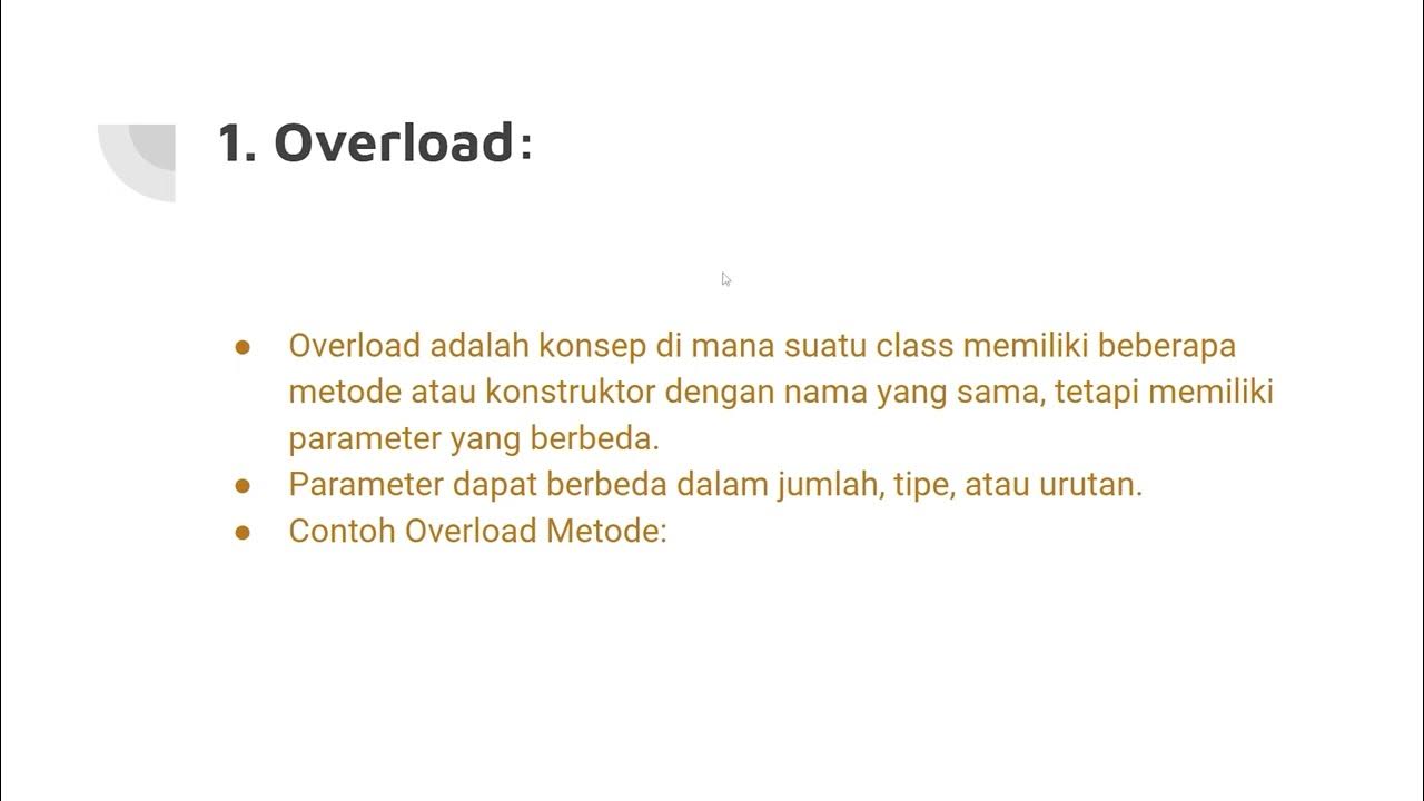 TUTORIAL ADVANCE C# 21 Overload Override dan Method Hiding dalam C# - YouTube