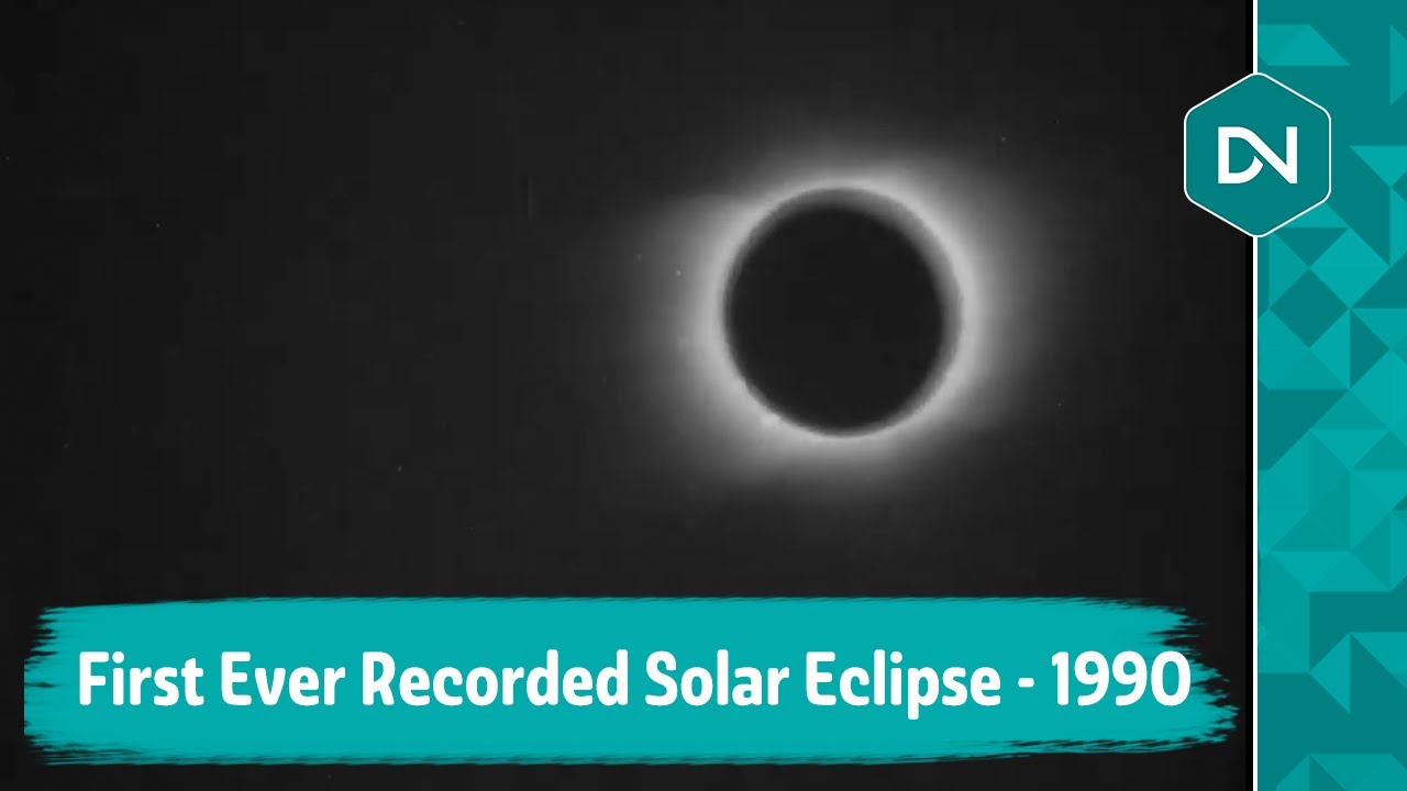 First Ever Recorded Solar Eclipse - 1900 - YouTube