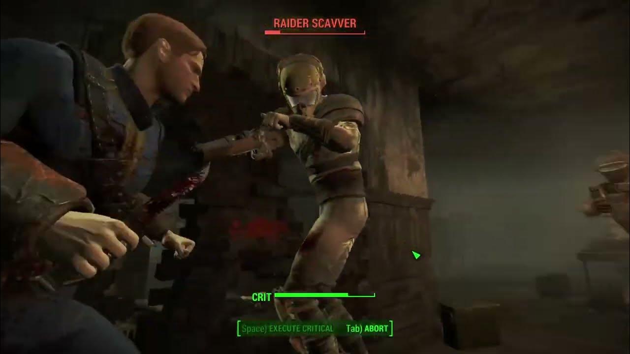 Fallout 4 Melee Build Hard Satisfying Knife Takedowns - YouTube