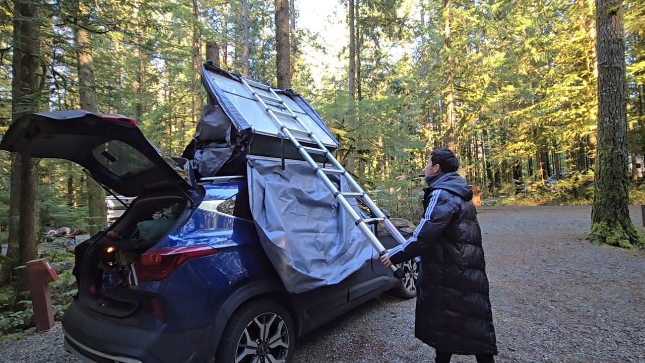 [주말캠핑] Alice Lake Campground | Service site | 벤쿠버 - YouTube