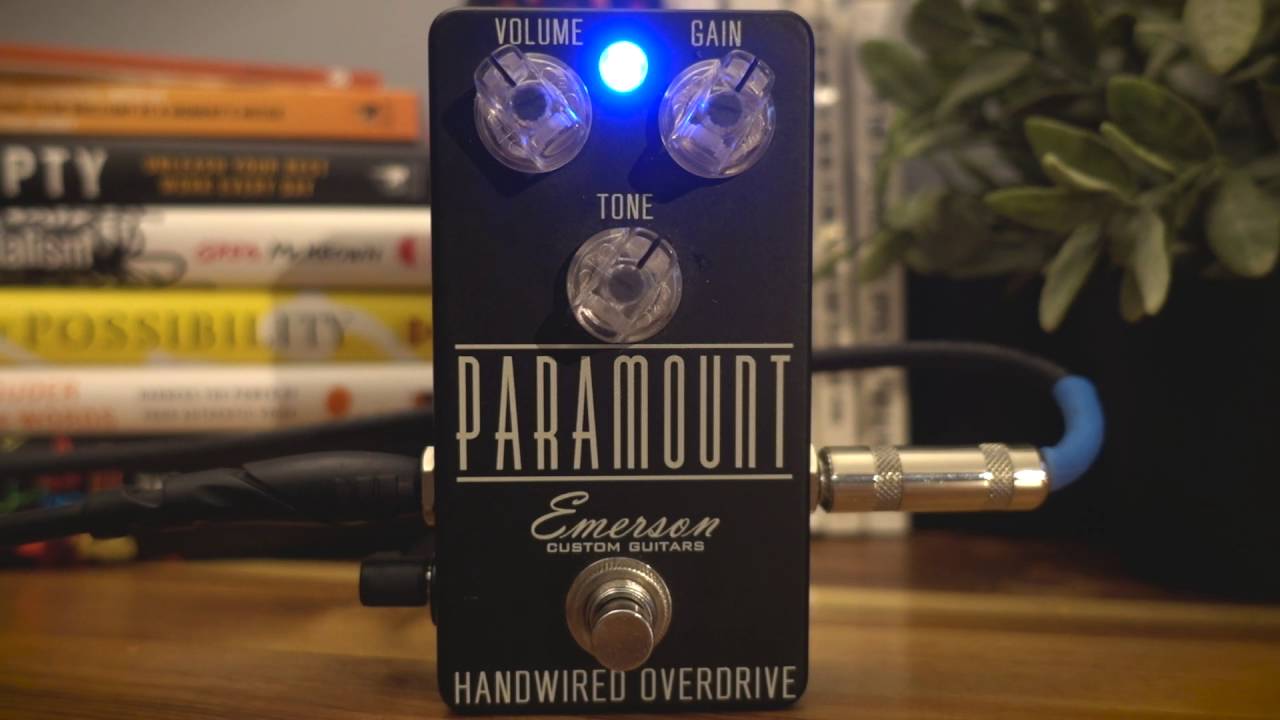 Emerson Custom Paramount Overdrive Demo - YouTube