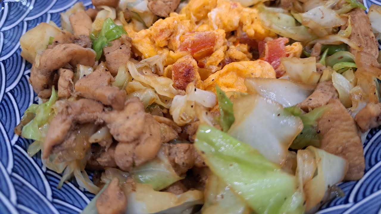 Ginisang Cabbage for Lunch || All About Rosie - YouTube
